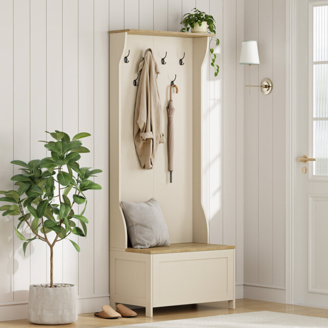 Ash Hall Hall Tree 71 Wide by Wayfair | ufurnish.com