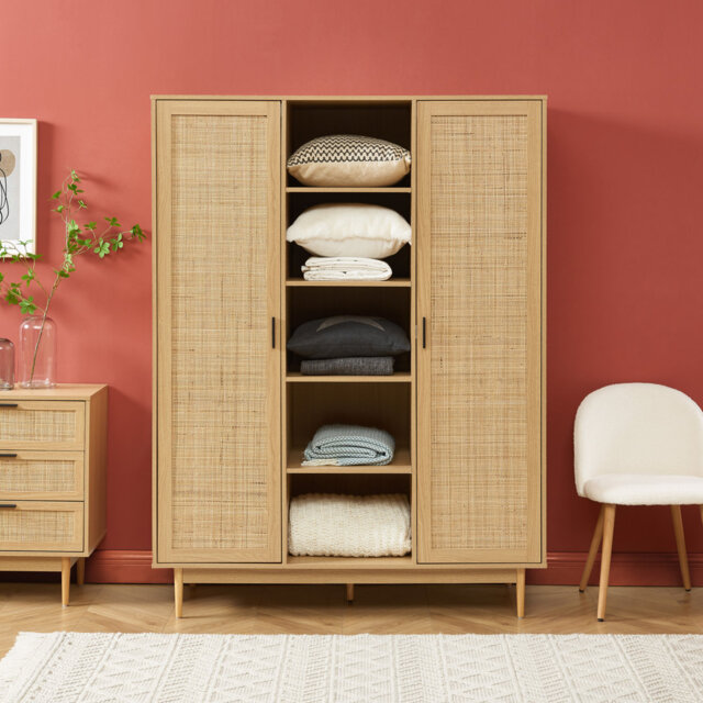 Akeera 2 Door Wardrobe by Wayfair | ufurnish.com