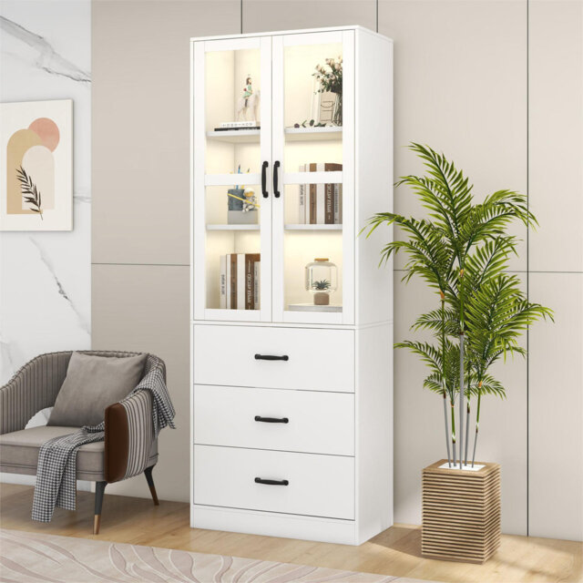 Caalin Display Cabinet by Wayfair | ufurnish.com