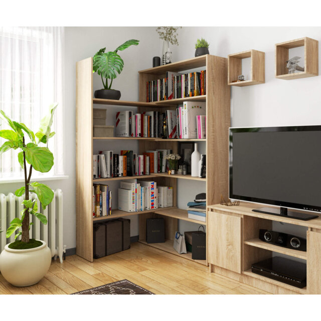 Ayca 182cm H x 173cm W Bookcase by Wayfair | ufurnish.com