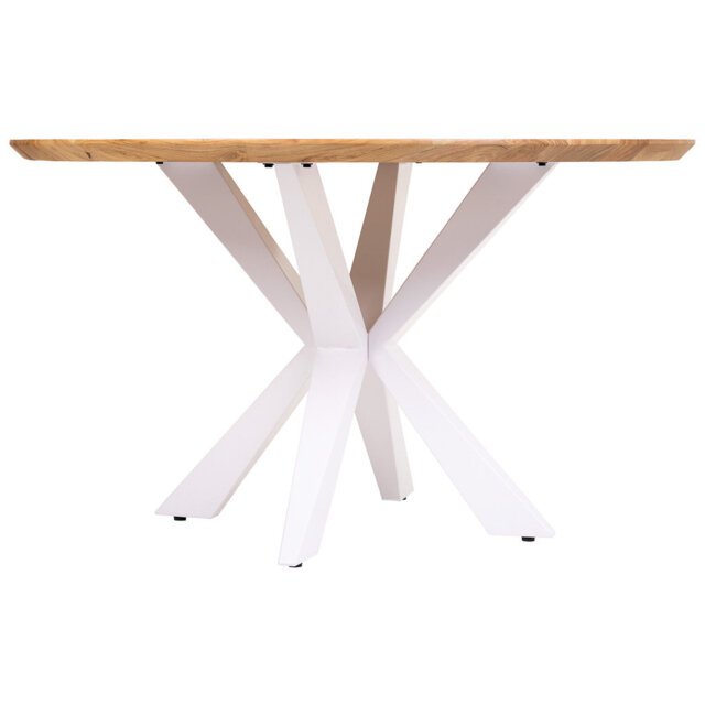ROUND DINING TABLE SWISS EDGE ACACIA WOOD by Wayfair | ufurnish.com