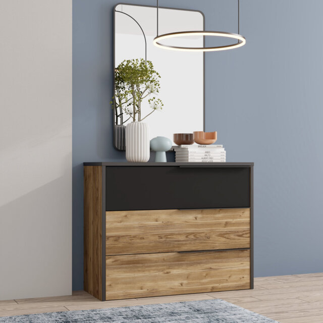 Cali 3 Drawer 100Cm W Chest Of Drawers by Wayfair | uFurnish.com