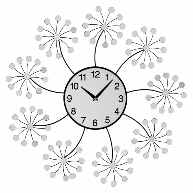 Oversized Eddie 60cm Wall Clock with Metal Frame by Wayfair | ufurnish.com