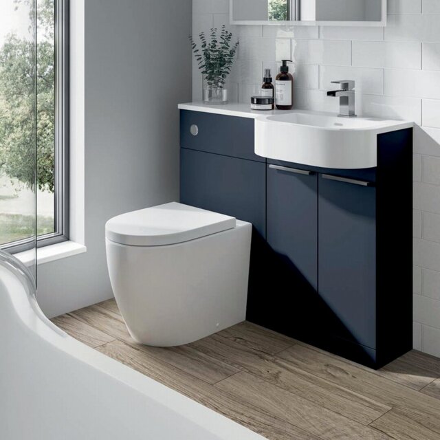 100mm Combined Vanity Unit with Toilet Included by Wayfair | ufurnish.com
