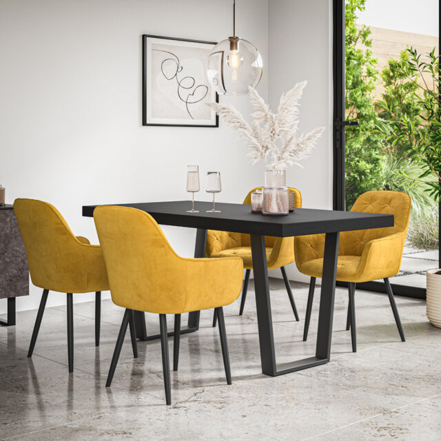 Ahlina 6 - Person Dining Set by Wayfair | ufurnish.com