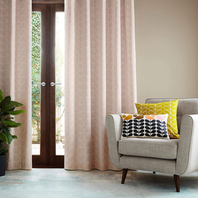 Orla Kiely Linear Stem Curtains by Wayfair | ufurnish.com