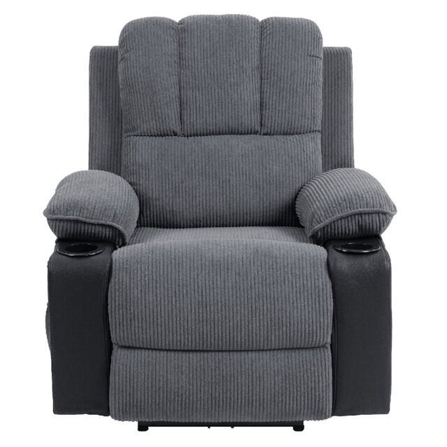 Carmaletta 85cm Wide Electric Recliner Chair w/ Heating Vibration ...