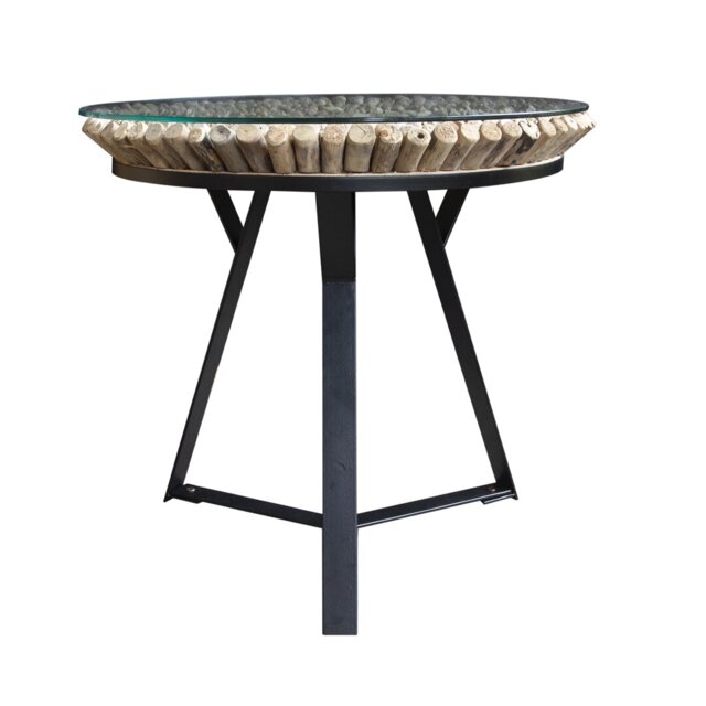 Josannah Driftwood Side Table by Wayfair | ufurnish.com