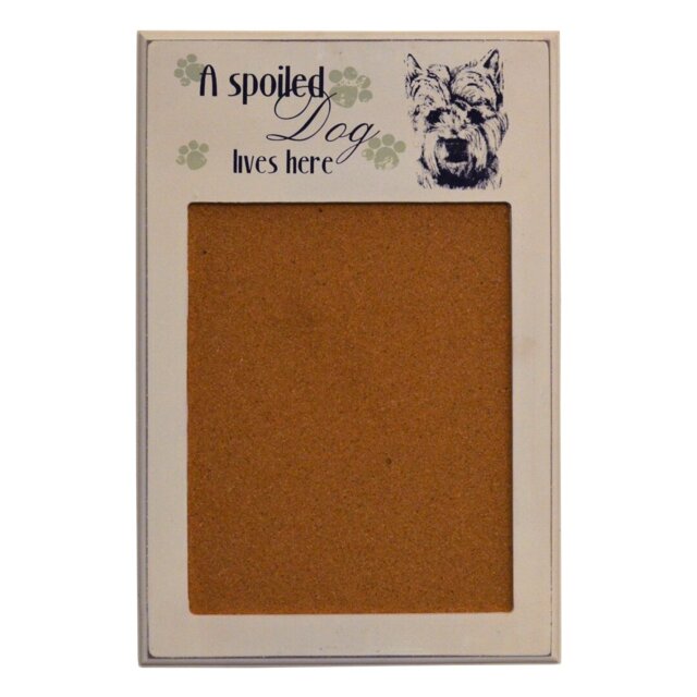 A Spoiled Dog Lives Cork Board Westie Wall Décor by Wayfair | ufurnish.com