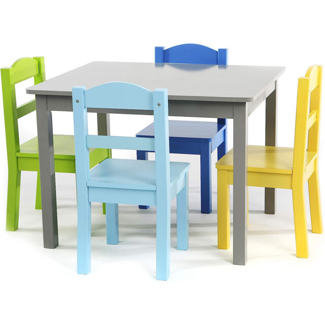 Kids 5 Piece Rectangular Activity Table and Chair Set by Wayfair ...