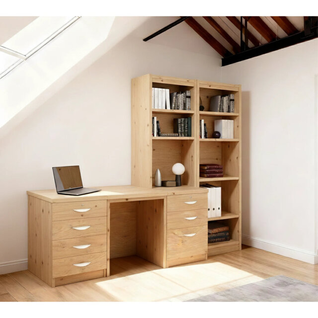 Brelon 5 Piece Rectangular Computer Desk Office Set with Hutch by ...