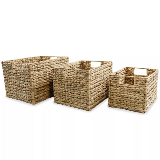 Wicker/Rattan 3 Piece Basket Set by Wayfair | ufurnish.com