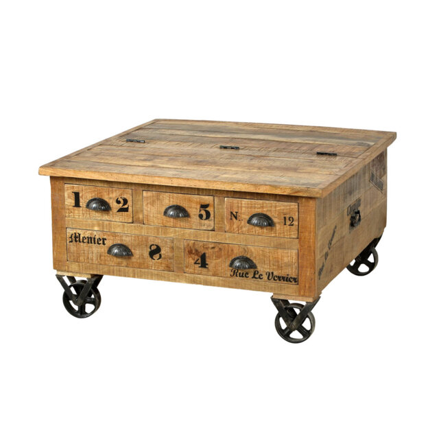 Kym Solid Wood Coffee Table by Wayfair | ufurnish.com