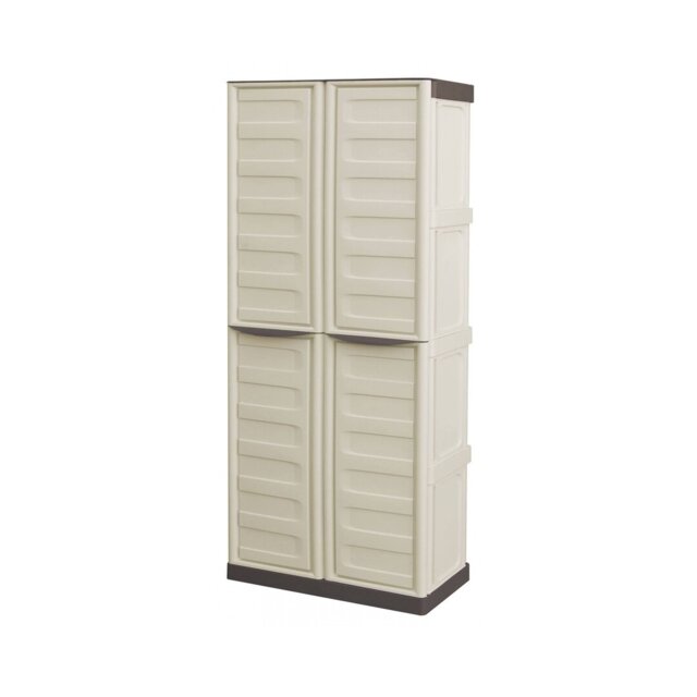 Multipurpose Wardrobe For Outdoor Or Indoor Use, 2-Door Cabinet And 3 ...