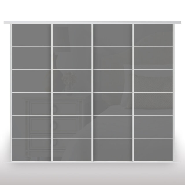 Avinaash 4 Door Sliding Wardrobe by Wayfair | ufurnish.com