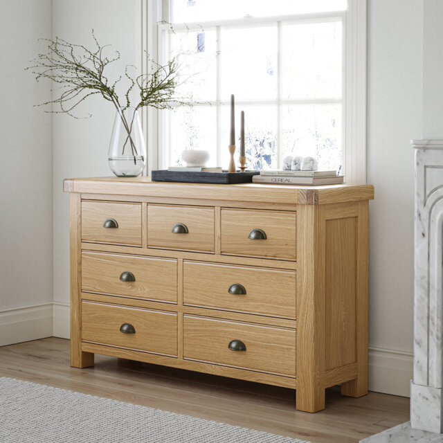 Murphys Oak 3 Over 4 Chest of Drawers by Wayfair | uFurnish.com