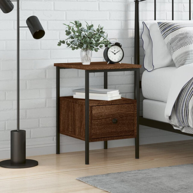 Akalya Iron Bedside Table by Wayfair | ufurnish.com