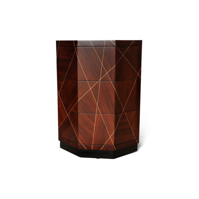 Ameika 3 Drawer Bedside Table by Wayfair | uFurnish.com