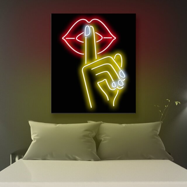Neon Sign Light Shhh Home/Wall Decor by Wayfair | ufurnish.com