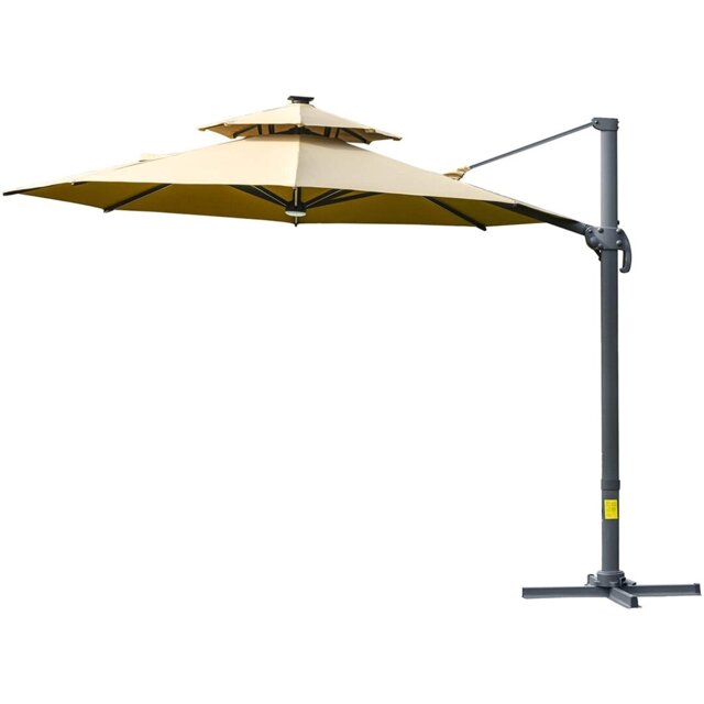 Aarun 3.3m Traditional Parasol by Wayfair | ufurnish.com