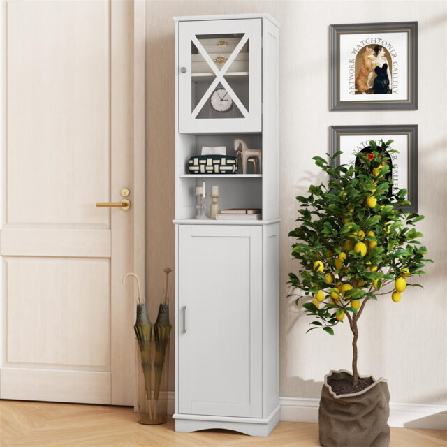 Noelia Freestanding Bathroom Cabinet by Wayfair | uFurnish.com