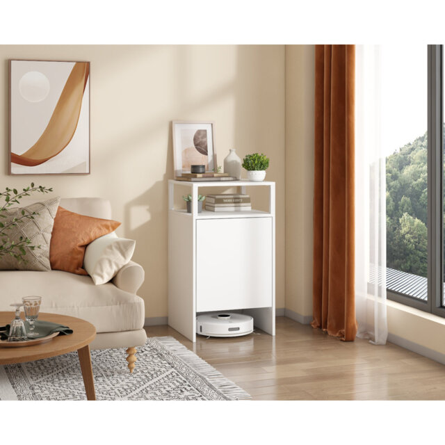 Multifunctional 3-Tier Side Storage Table with Heavy-Duty Steel Frame ...