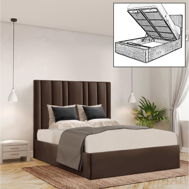 Bennard Upholstered Ottoman Storage Bed by Wayfair | ufurnish.com