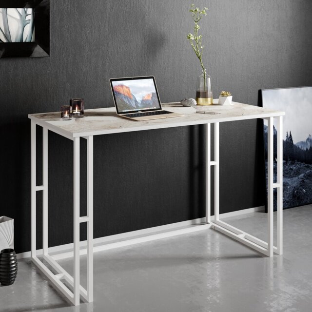 Alfa Metal Base Writing Desk by Wayfair | ufurnish.com