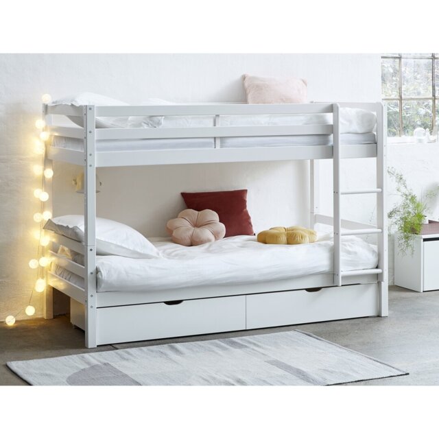 European Single (90 x 200 cm 2 Drawer Standard Bunk Bed by Wayfair ...