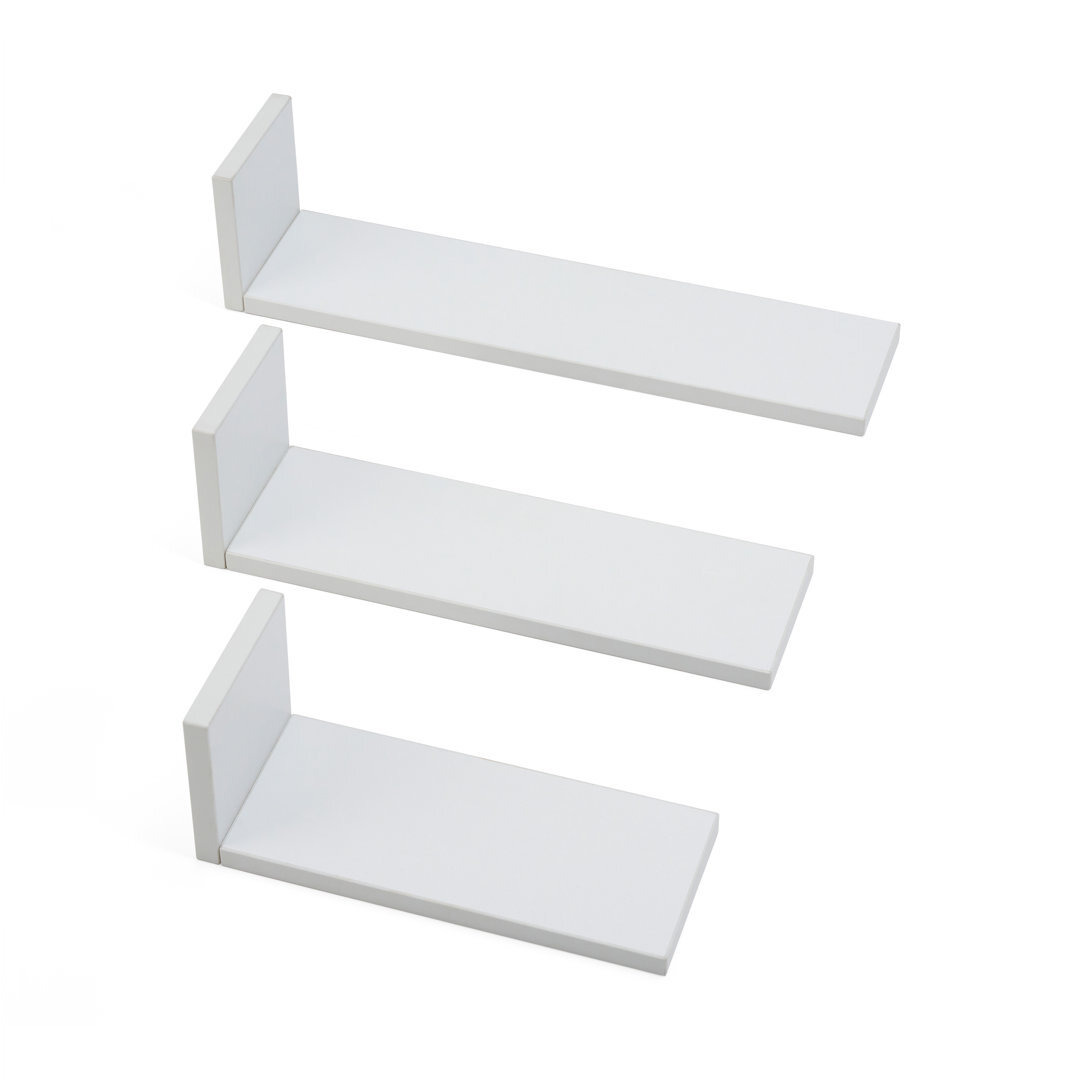 Rio 3 Piece L-Shaped Wall Shelves Set by Wayfair | ufurnish.com