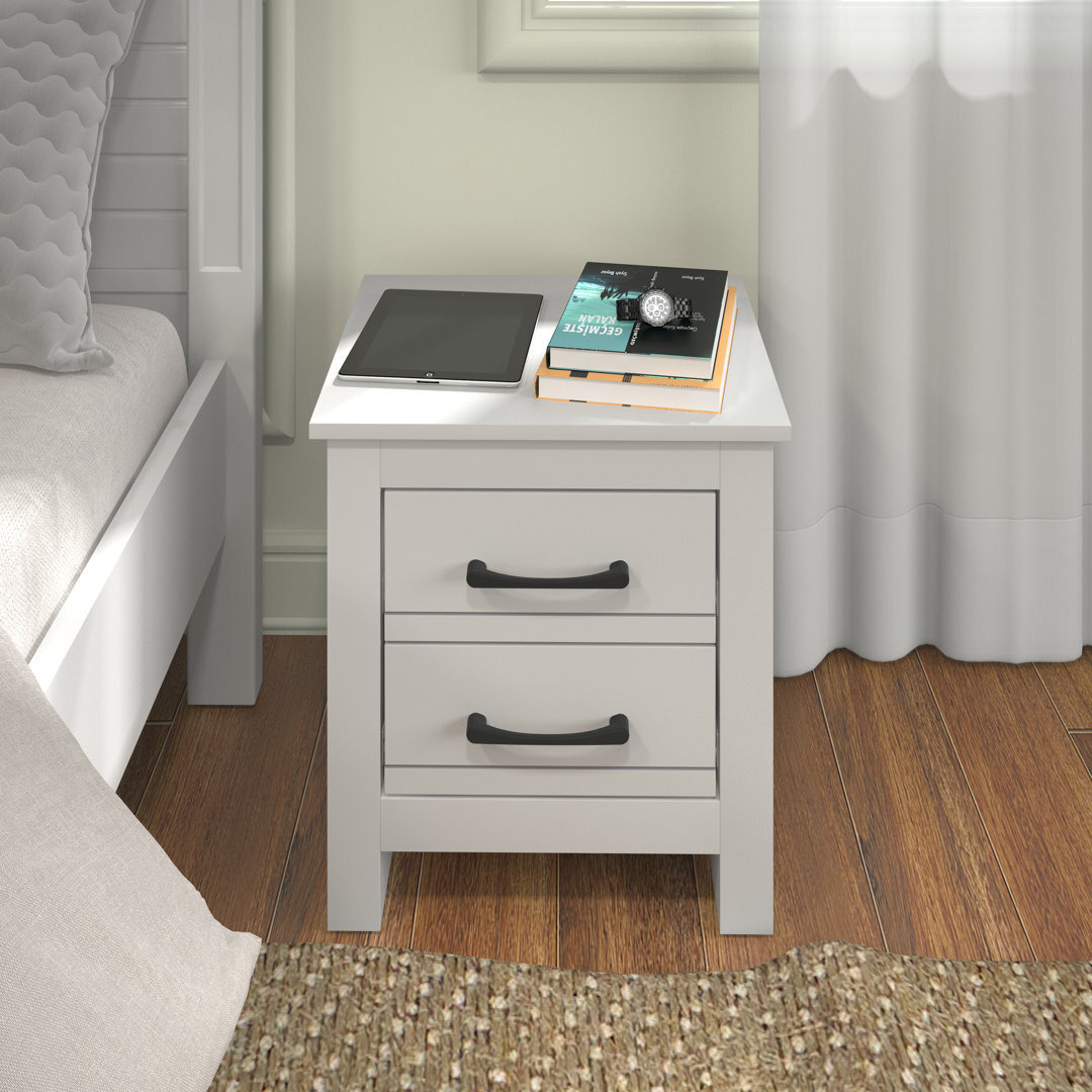 Luxurious Gemstone bedside table with 2 drawers - elegance and ...
