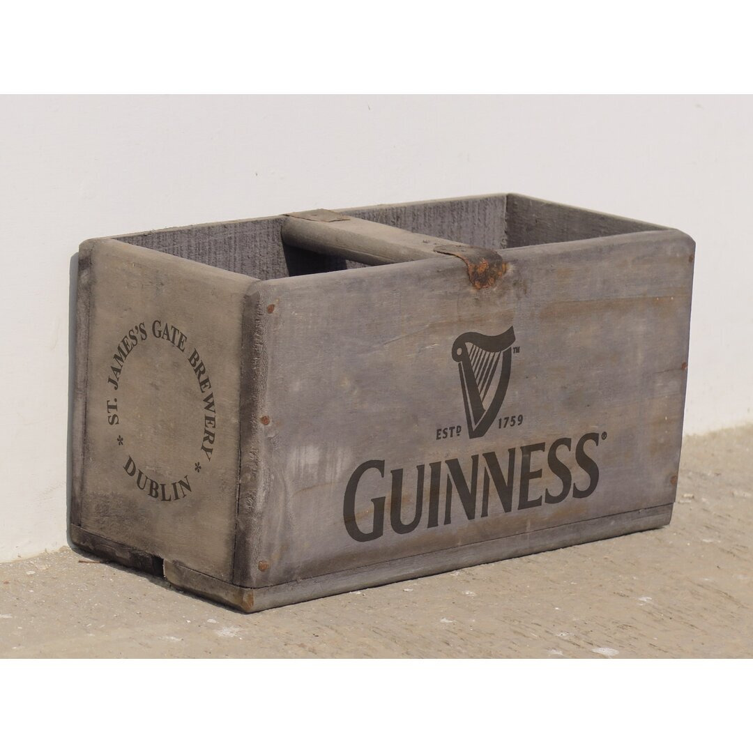 Roucourt Guinness Solid Wood Organiser Box by Wayfair | ufurnish.com