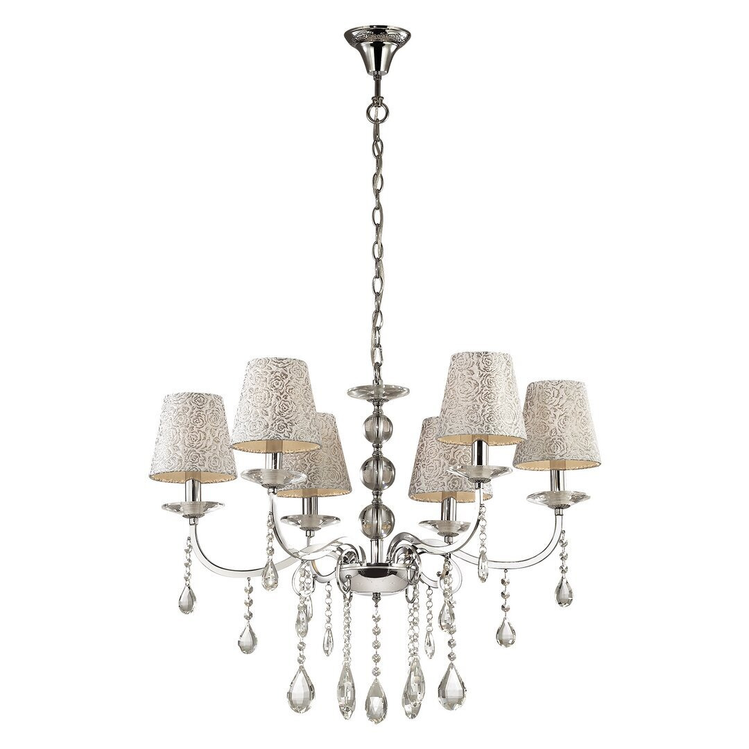 Shreya 6-Light Shaded Chandelier by Wayfair | ufurnish.com