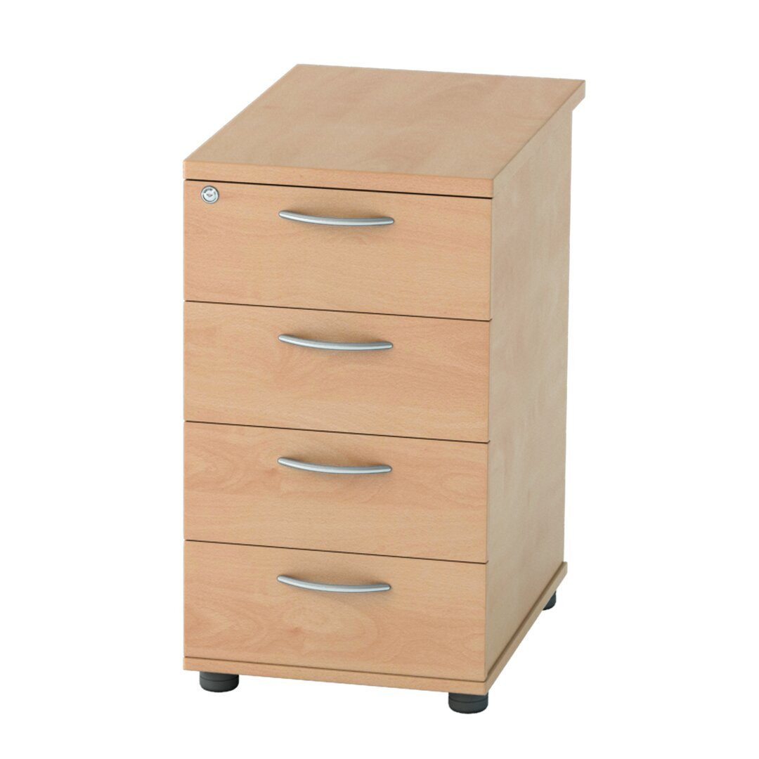 Derry 4-Drawer Lockable Filing Cabinet by Wayfair | ufurnish.com