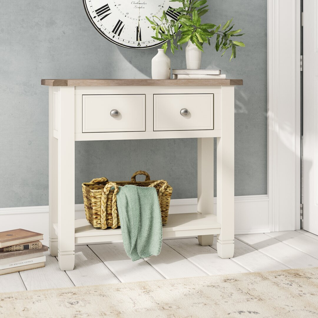 Mablethorpe 80Cm Solid Wood Console Table by Wayfair | ufurnish.com