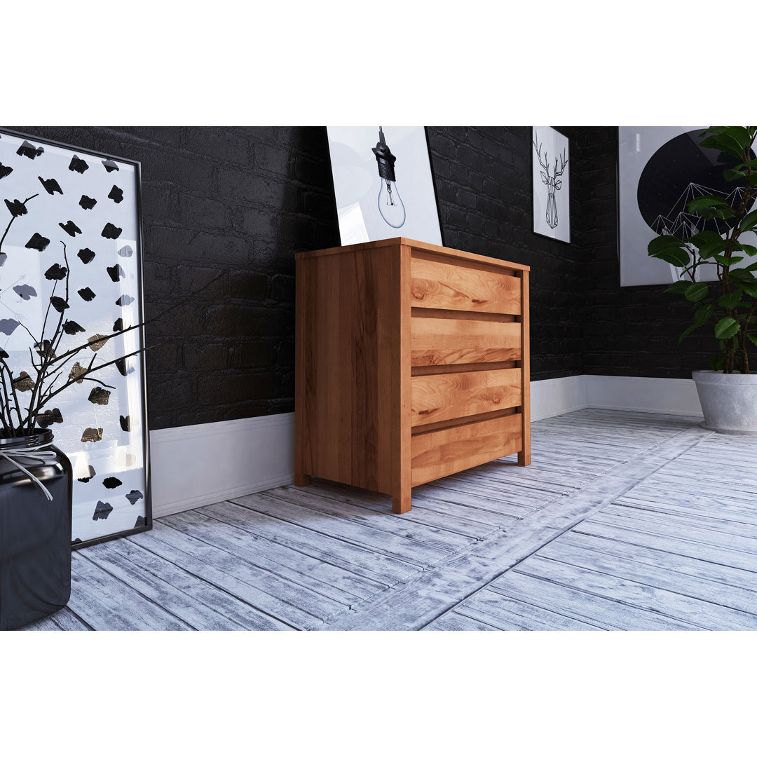 Vinci 4 Drawer 80 Cm W Solid Wood Chest of Drawers by Wayfair ...