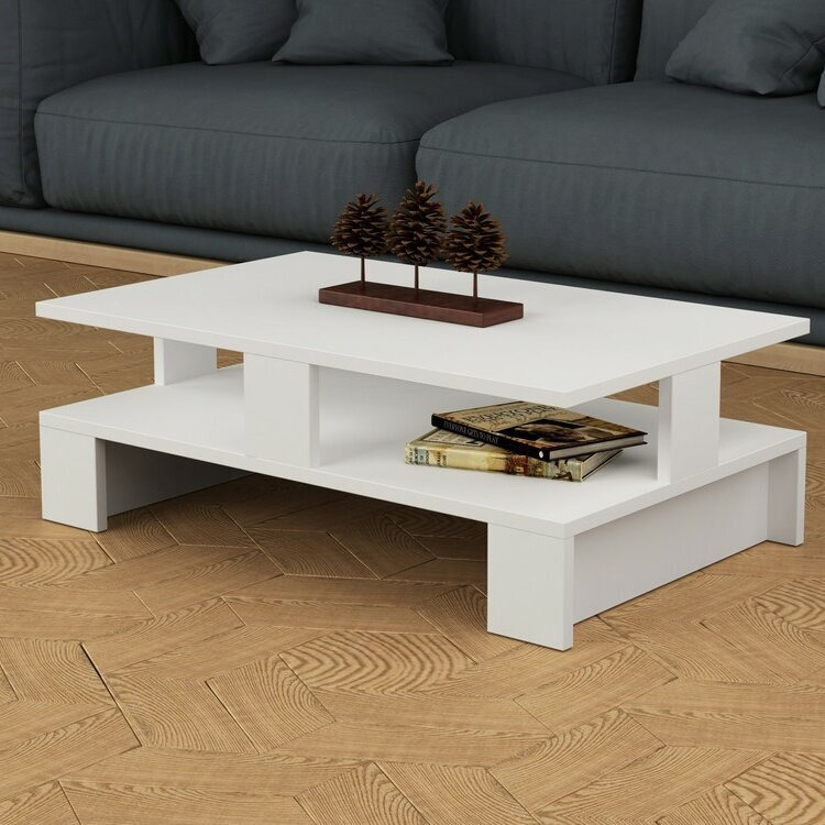 Airdrie Sled Coffee Table with Storage by Wayfair | ufurnish.com