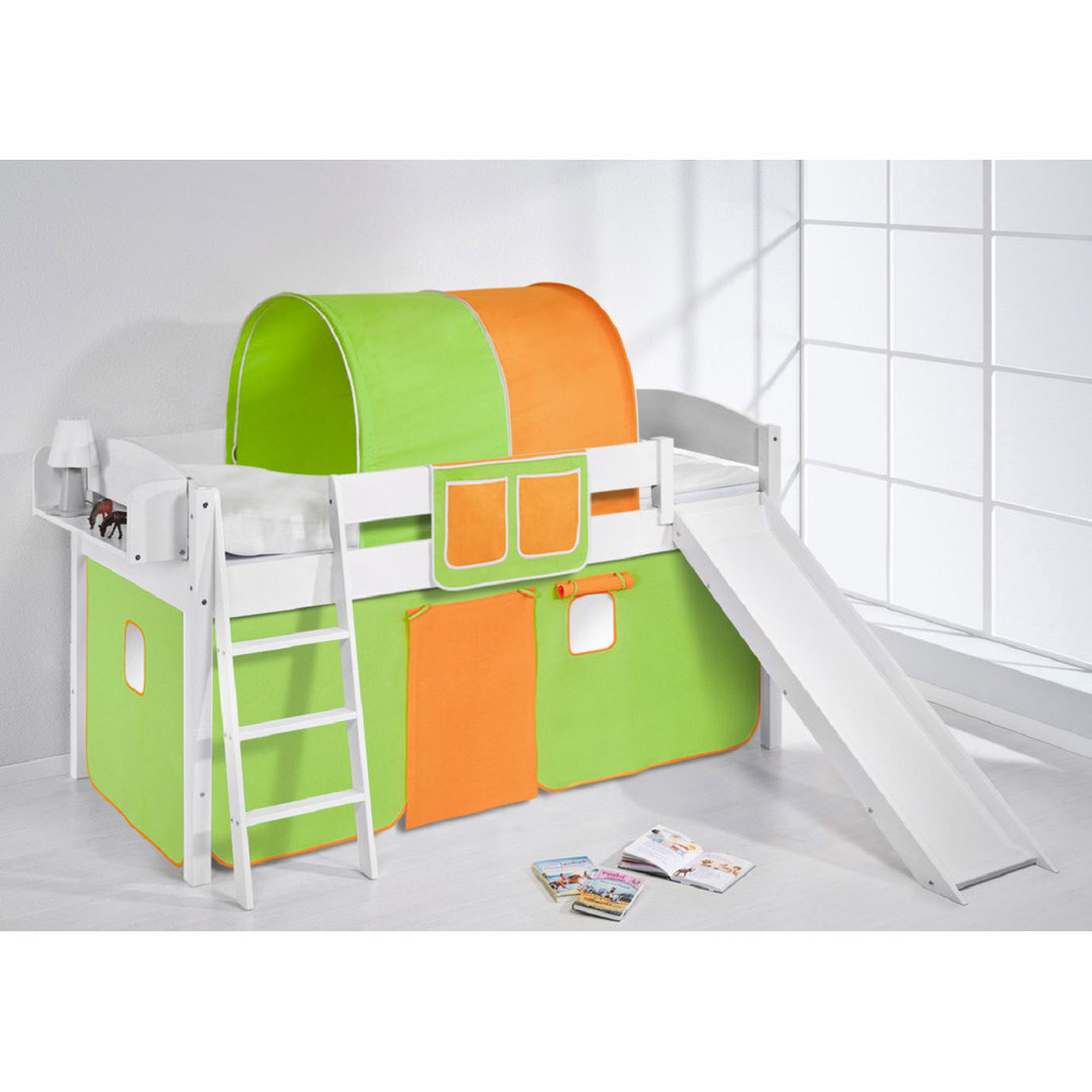 Basic European Single Mid Sleeper Bed with Curtain by Wayfair ...