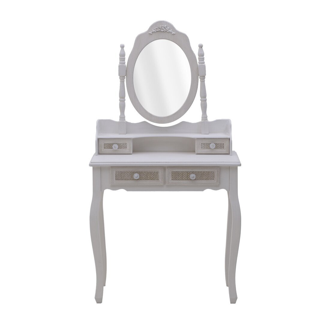 Glasscock Dressing Table with Mirror by Wayfair | uFurnish.com