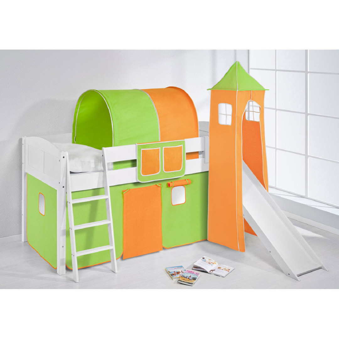 Basic European Single Mid Sleeper Bed with Textil Set by Wayfair ...