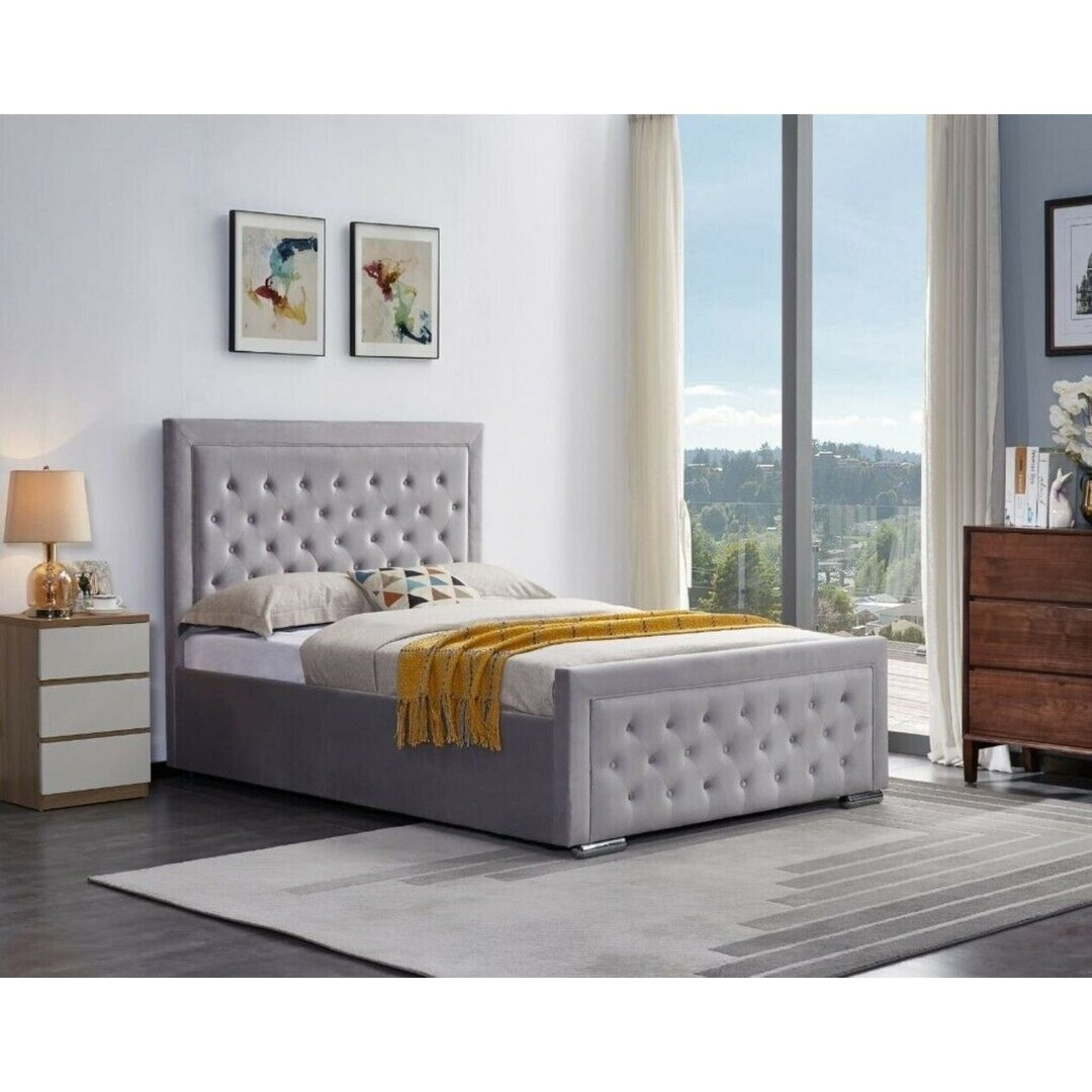 Gremillion Upholstered Sleigh Frame Bed by Wayfair | ufurnish.com