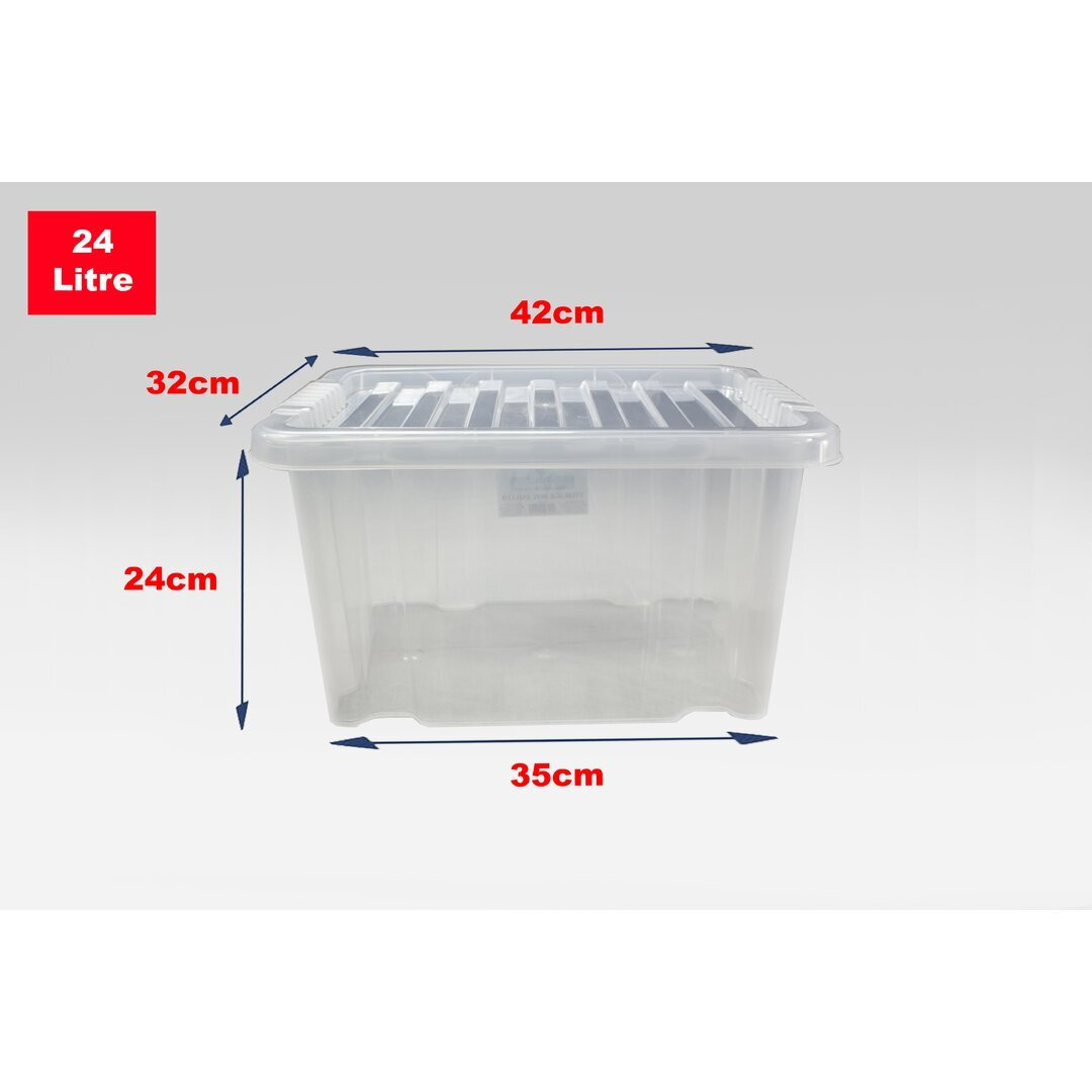24 L Plastic Storage Boxes by Wayfair | ufurnish.com