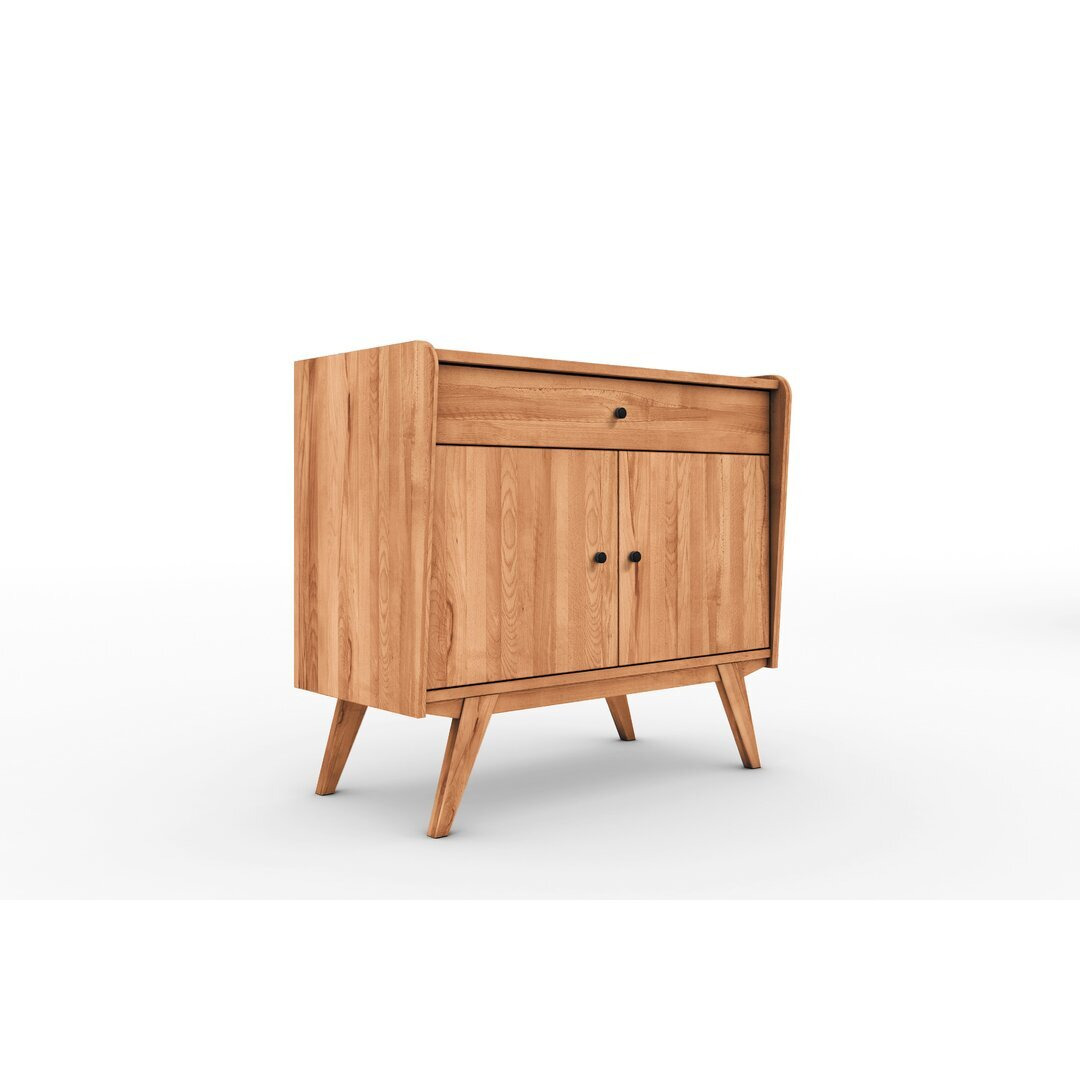 Gile 100 Cm Wide 1 Drawer Solid Wood Sideboard by Wayfair | ufurnish.com