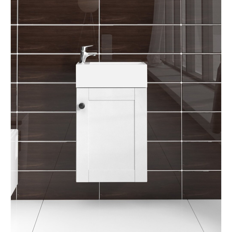 Moraal 40mm Wall Hung Cloakroom Vanity Unit by Wayfair | ufurnish.com