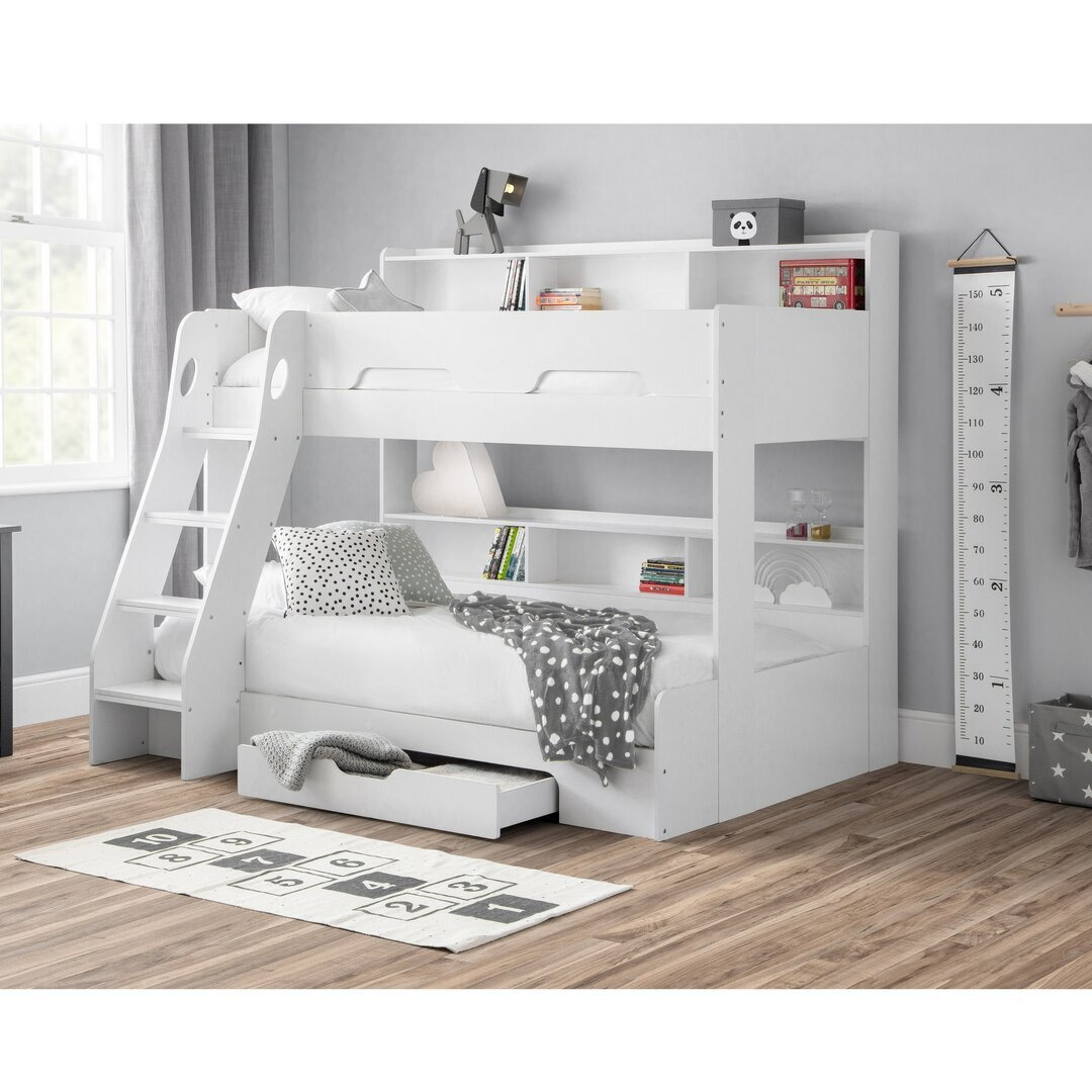 Vedika Triple Sleeper Bunk Bed with Shelves by Wayfair | ufurnish.com