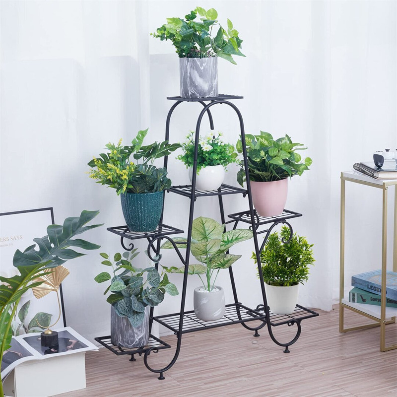 Bel-Air Free Form Multi-tiered Plant Stand by Wayfair | ufurnish.com