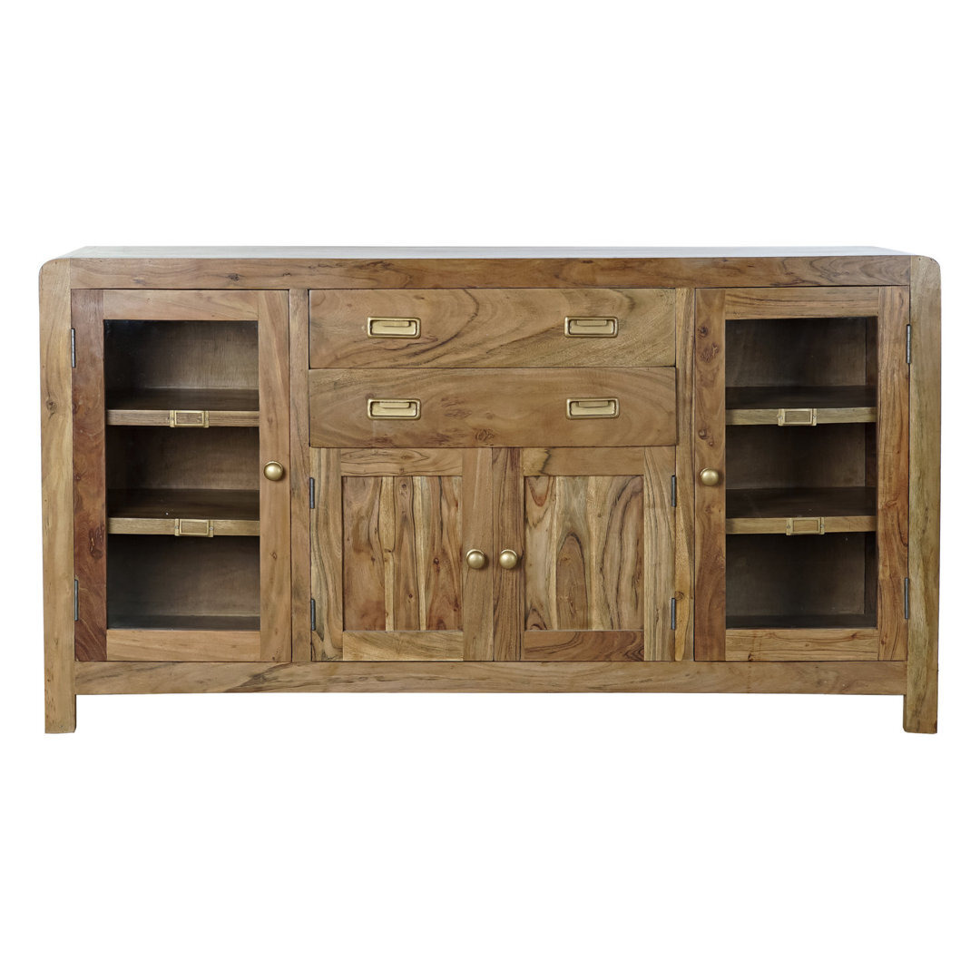 Carelton 150Cm Wide 2 Drawer Acacia Solid Wood Sideboard by Wayfair ...