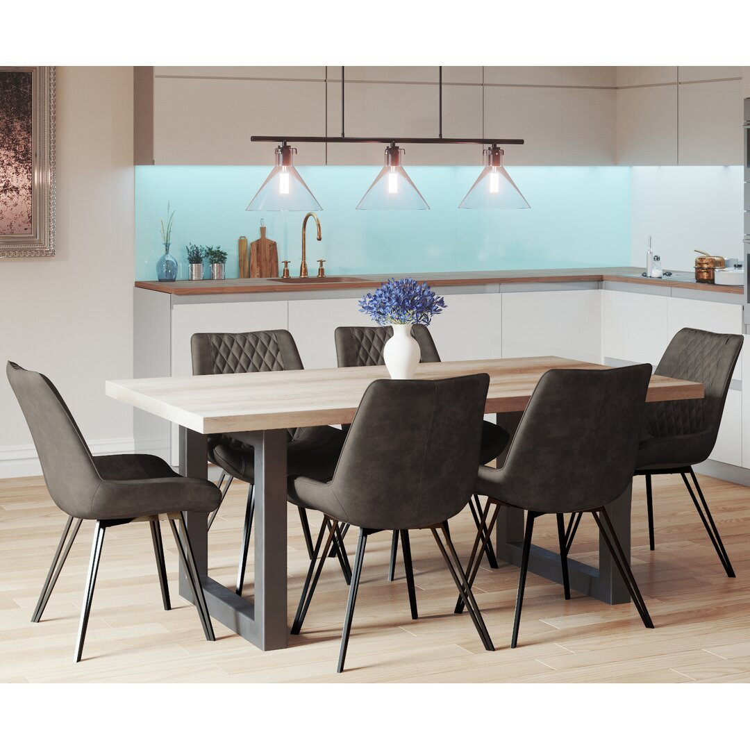 Coldiron 6 - Person Dining Set by Wayfair | ufurnish.com