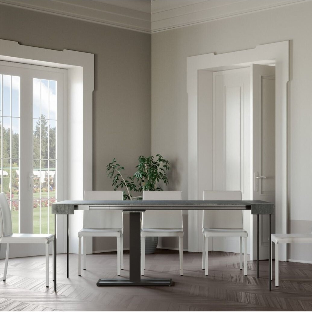 Extending Console Table 90x40/196 cm Capital Small with Anthracite ...