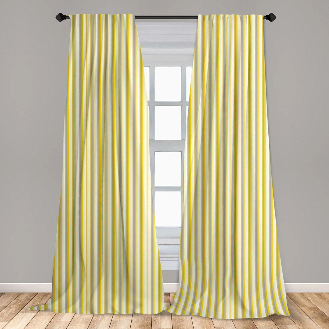 Ahja Circus Tent Slot Top Semi Sheer Curtains by Wayfair | ufurnish.com